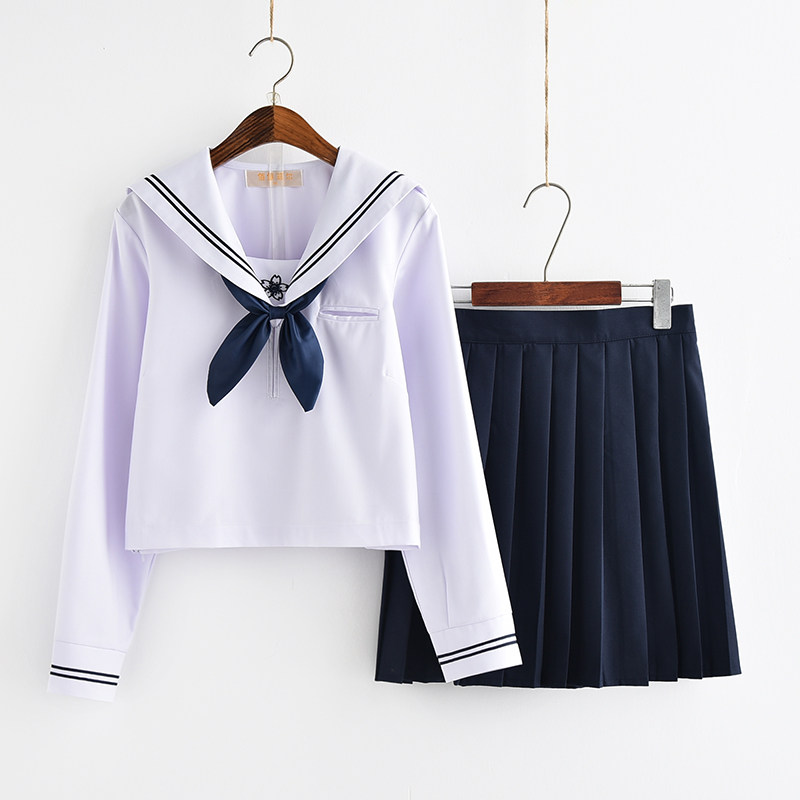 Japanischer Sailor Suit JK Uniform - Langarm, Rock - Verschiedene ...