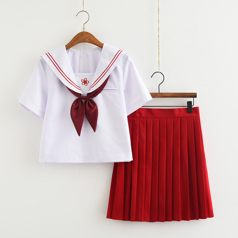 Japanischer Sailor Suit JK Uniform - Langarm, Rock - Verschiedene ...