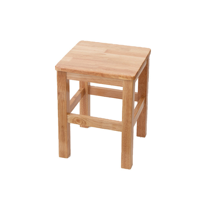 Solid wood square stool, original wooden stool, home dining stool ...