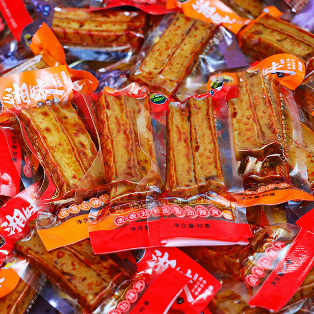 Hunan Shaoyang Wugogen produced beans dried, spicy small tofu, 500 ...
