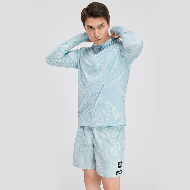 arena Arena Long Sleeve Hooded Zipper Sun Protection Couple Unisex ...