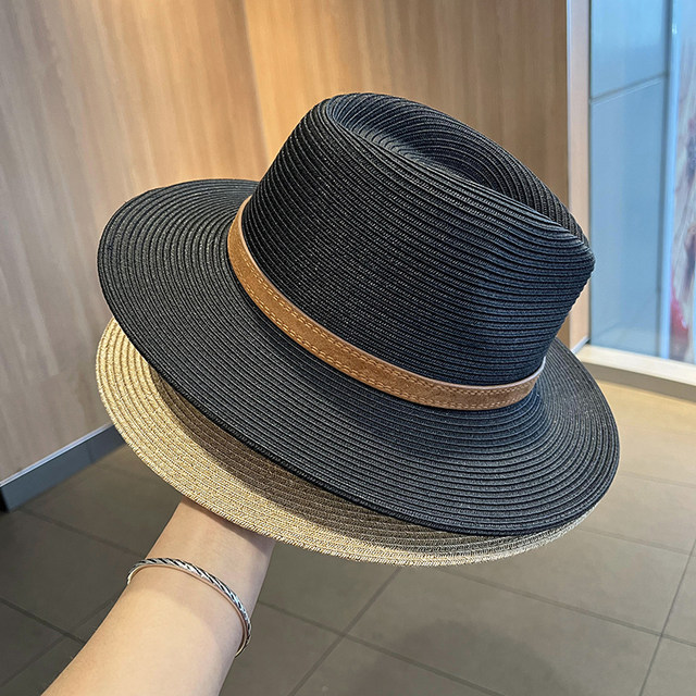 French straw hat women's summer travel to the beach sun hat 2024 new ...