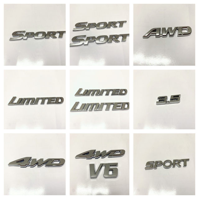 Applicable to Highlander car standard SPORT English letter standard ...