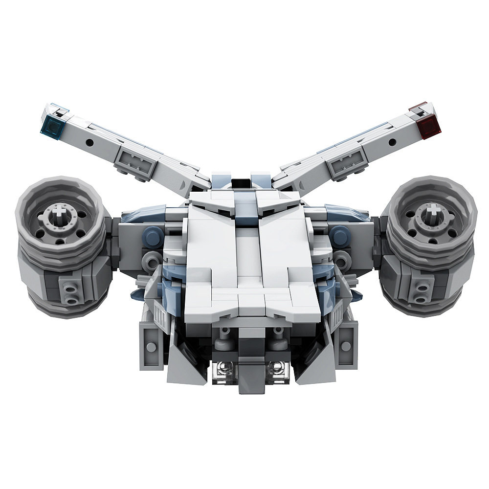 Movie Terminator 2 Prey Killer Spaceship MOC-139142 Assembling Building ...