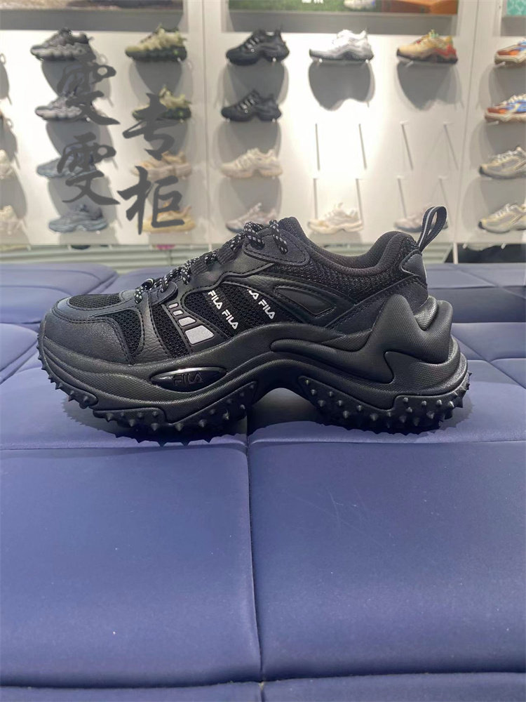 FILA Ferle Fish Three Daddy Shoes Women's Shoes 2024 Spring Thick ...