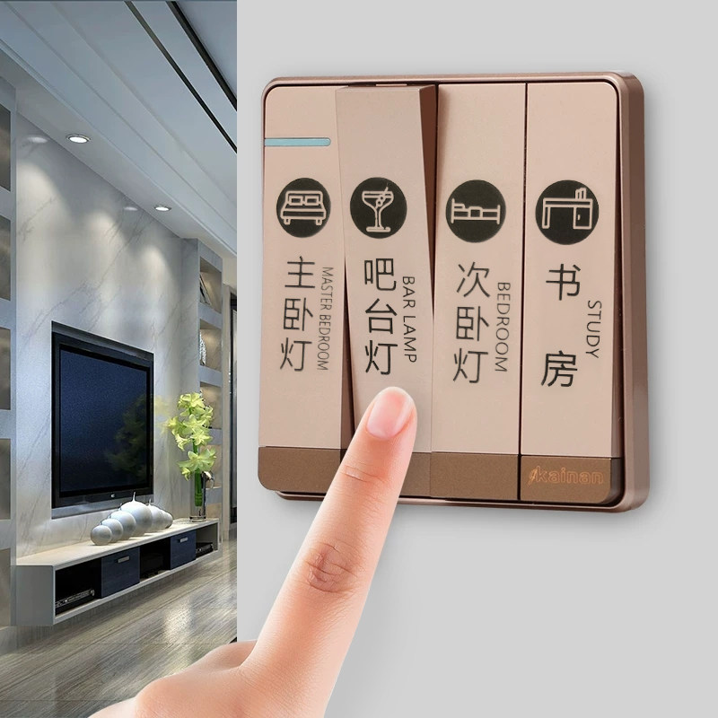 Luminous Switch Stickers - Cartoon Anime Design
