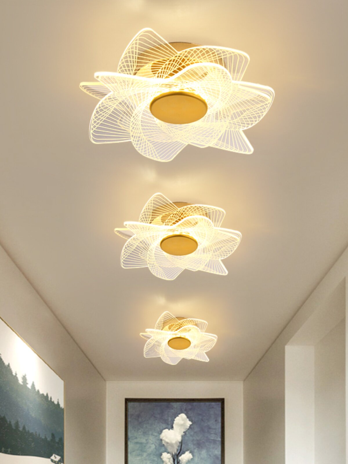 LED svjetla za hodnik, moderni stropni reflektori za hodnik, balkon i ...