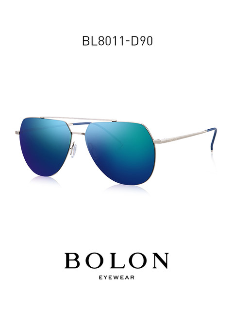 BOLON Tyrannosaurus polarized sunglasses men's retro metal frame toad ...