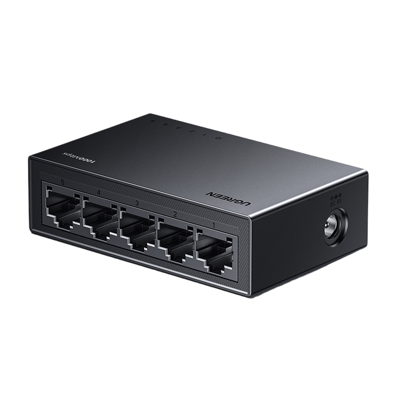 Commutateur gigabit complet greenlink à 5 ports pour l'extension du réseau