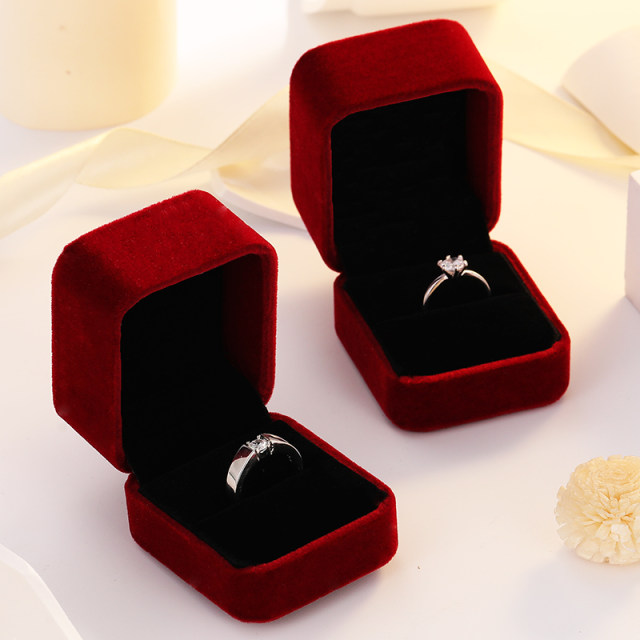Simulated fake diamond ring wedding props wedding ring bride couple ...