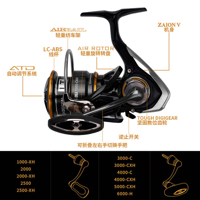 DAIWALEGALISCSLT Dawa spinning wheel Luya wheel metal wire cup fishing ...
