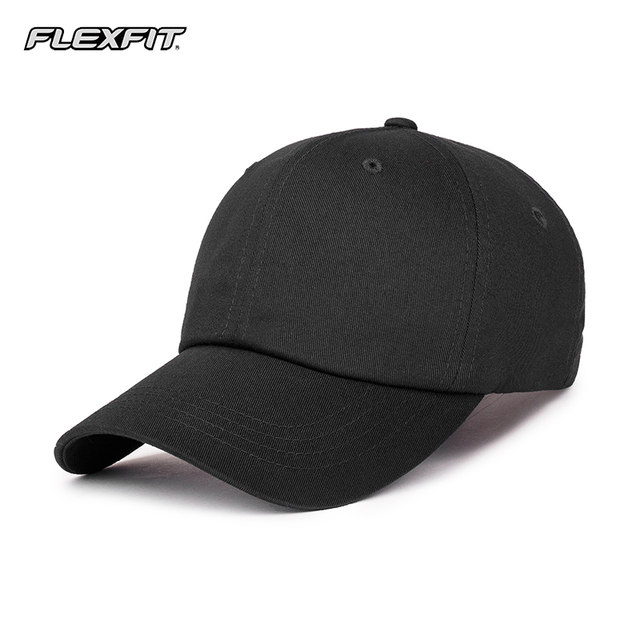 FLEXFIT soft top daddy hat pure color baseball cap men and women ...