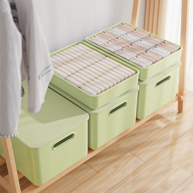 Kitchen cabinet thickened storage box debris storage basket plastic ...