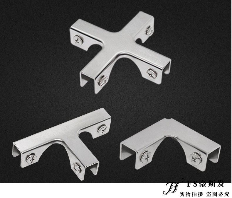 304 stainless steel fixed 90 degree glass partition clamp fish tank ...