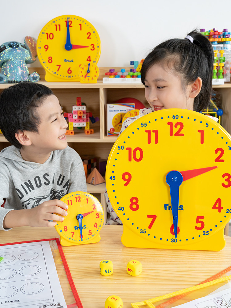 Fritzs Children's Learning Clock - Time Teaching Aid for Ages 5-12