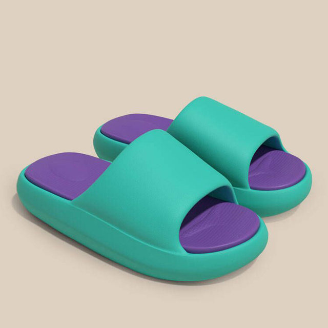 High-end slippers for women 4cm thick sole height-enhancing and ...