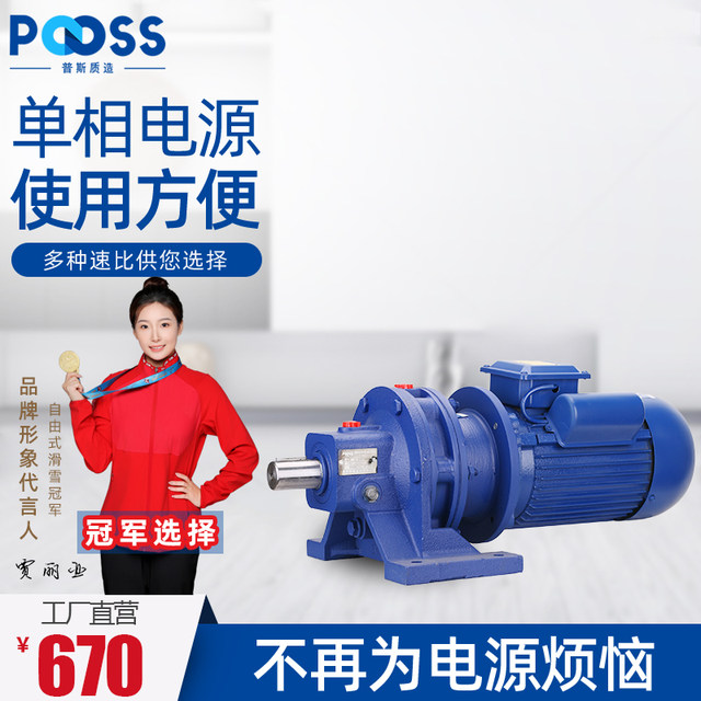 Pusi BWD cycloidal pinwheel reducer single-phase 220V planetary ...