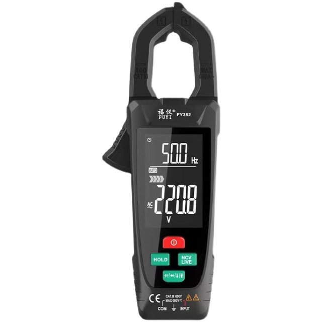 Fuyi FY382 new digital clamp meter large screen fully automatic clamp ...