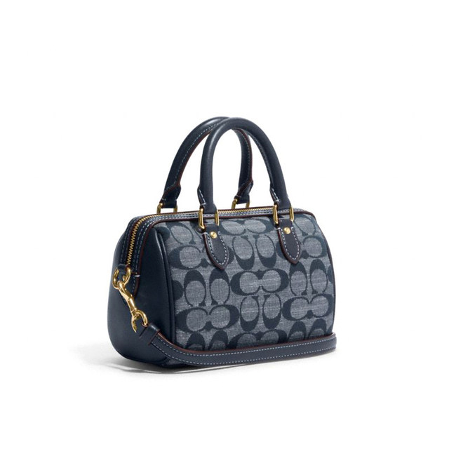 COACH/Coach Women's MINIROWAN Mini Boston Bag Presbyopic Hand Crossbody ...