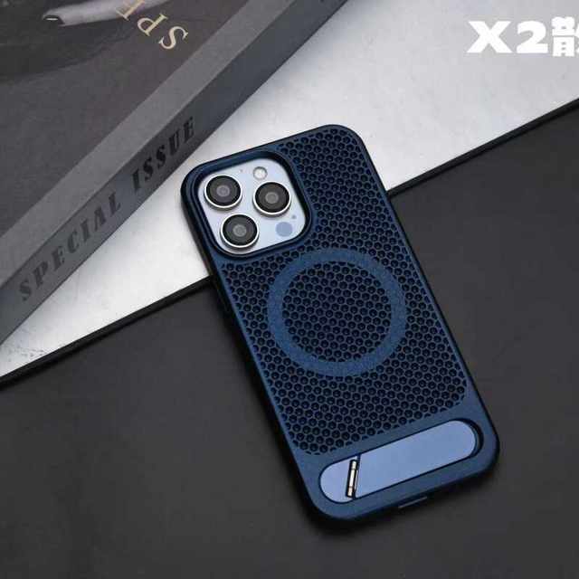 Metal invisible folding stand suitable for Apple 15promax mobile phone ...