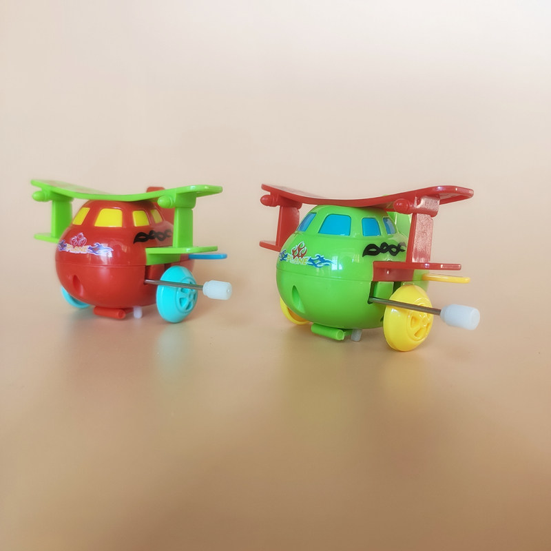 Clockwork Airplane Toy - Rotating Somersault Puzzle for Kids