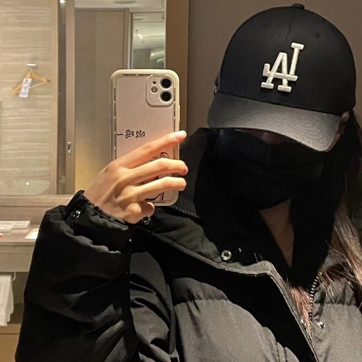 Authentic Korean MLB new big LOGO embroidery standard male and female ...