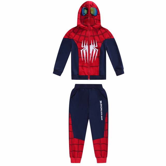 Spider-Man Clothes Children's Boys Outer Suit Spring Autumn Summer ...
