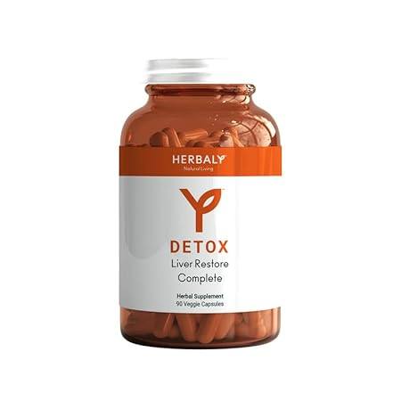 HERBALY Detox Liver Restore Complete Capsules