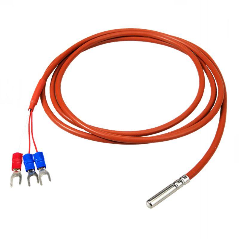 Pt100 Silicone High-Temperature Sensor - Waterproof Roller Probe