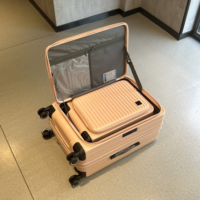 Export front expansion suitcase women's 20-inch boarding case ultra ...