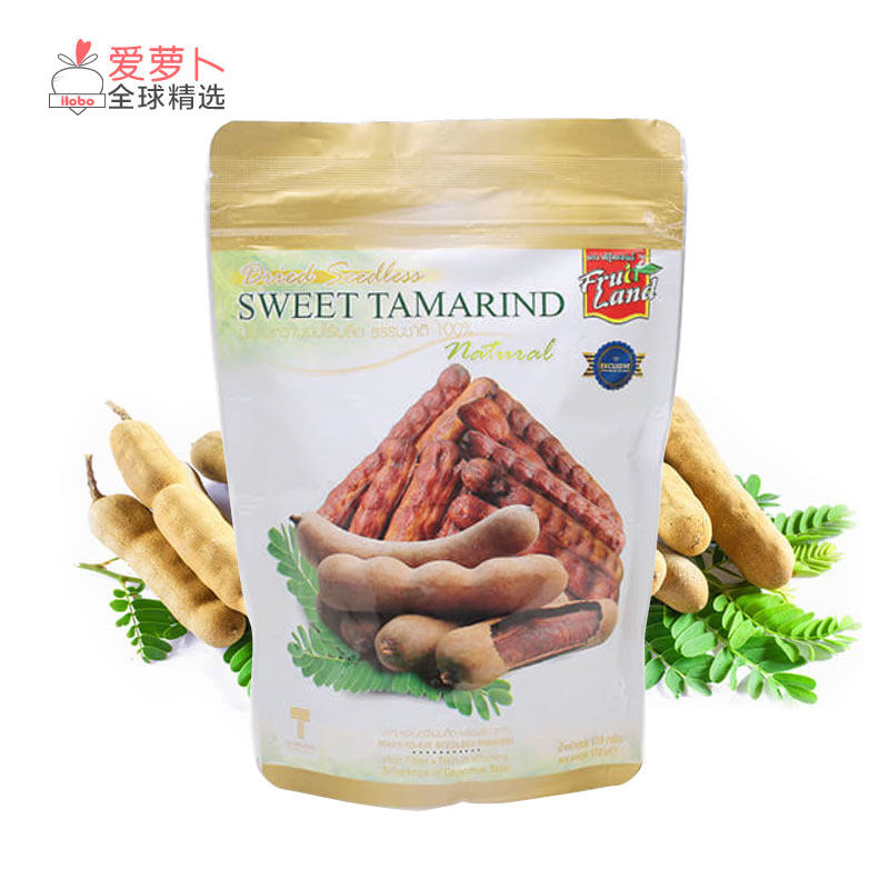 Thailand Duty-Free Tamarind Snack - Seedless Sour Horn 170g