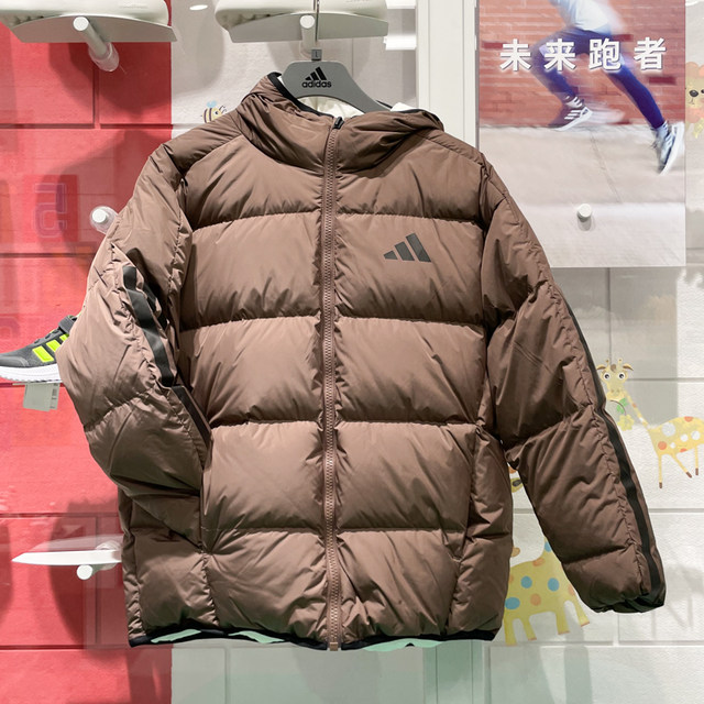 Adidas Men's 2024 Winter double -sided wear thickened and warm casual ...