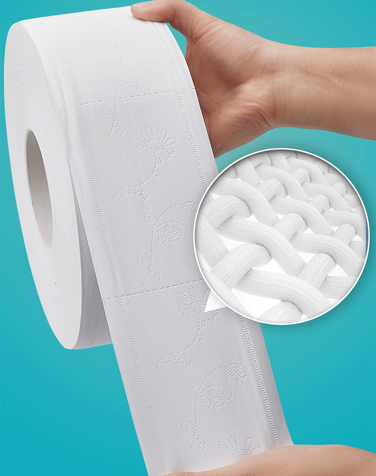 Large Roll Toilet Paper For Commercial Hotel Use | Bunching Toilet ...