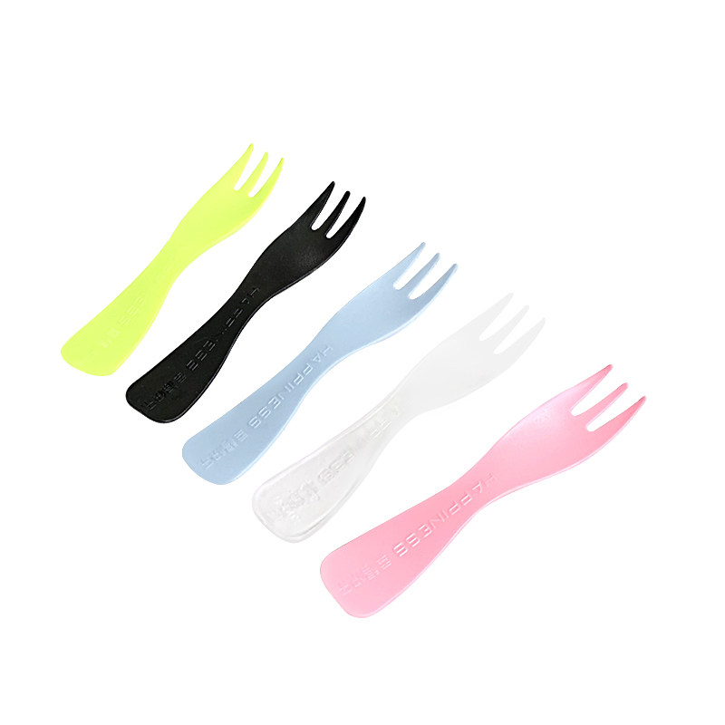 Cake fork disposable dessert spoon plastic separately packaged fruit ...