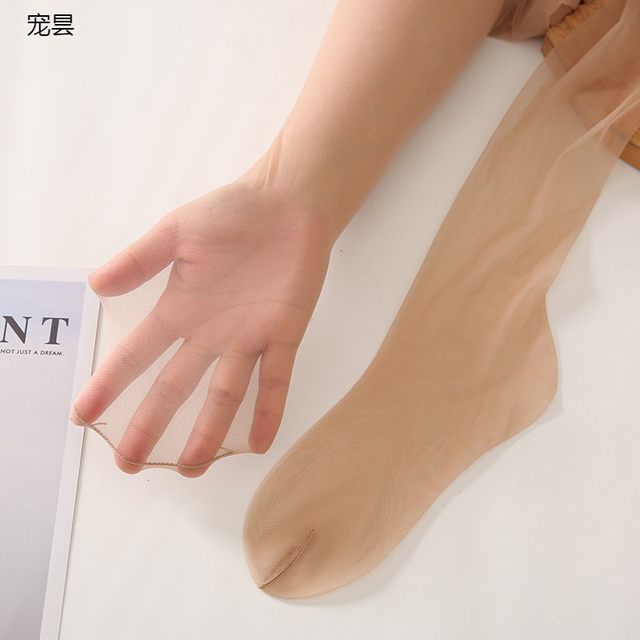 3 pairs of 360-degree seamless crotch seamless ultra-thin stockings ...