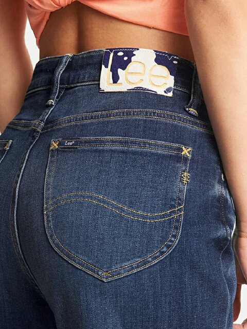 Lee spring and summer new product 427 standard horn deep blue girl ...