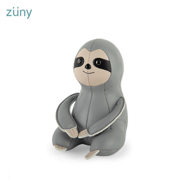 Zuny animal ornaments leather animal home sloth paperweight bookend ...