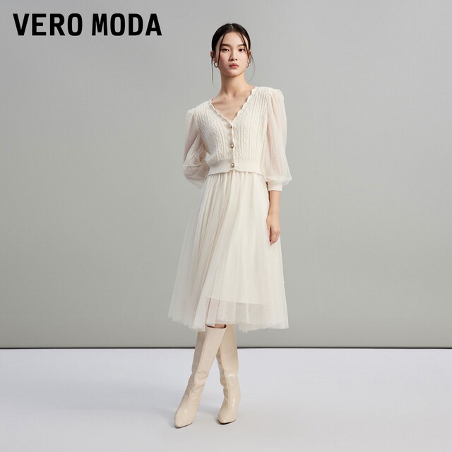 VEROMODA Ora dress in autumn and winter new temperament knitted ...
