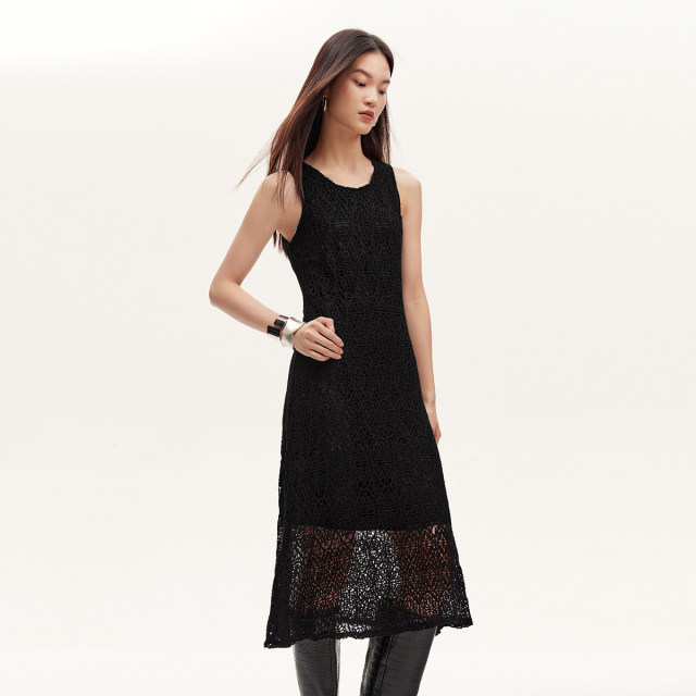 New VeroModa dress launched on 9.27 2024 autumn and winter new hollow ...