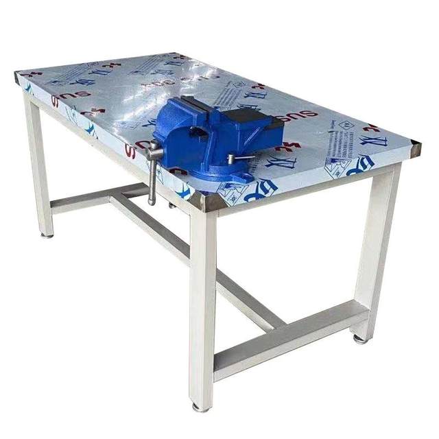 Thickened stainless steel workbench, heavy-duty operation bench, fitter ...