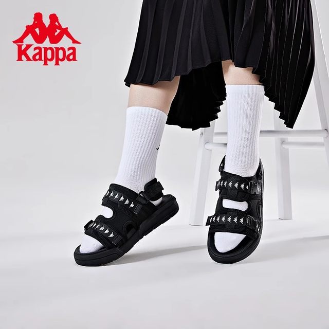 Kappa Kappa label sandals 2024 new couple men and women outdoor thick ...