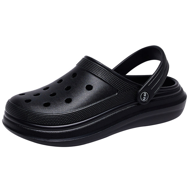 Pull back men's shoes Crocs 2024 new summer Baotou sandals and slippers ...