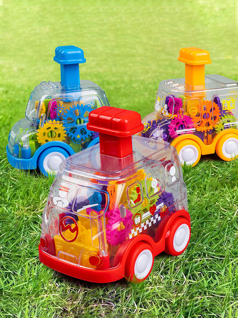 Pressing toy car boy 3-6 years old police car 2024 new inertial return ...