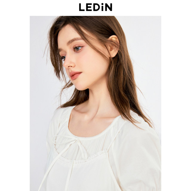 Leach Two Fake two small white skirts 24 years autumn new girl wind ...
