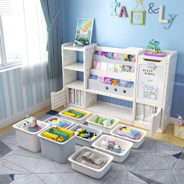 Children's storage rack infant kindergarten indoor large-capacity toy ...