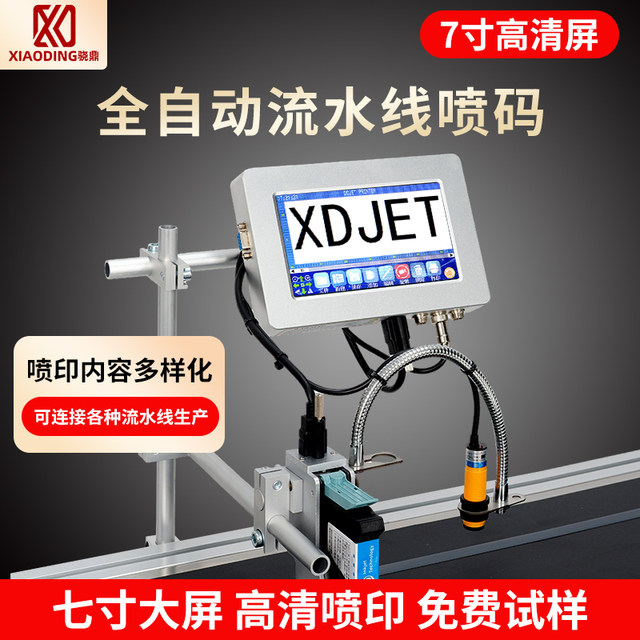 Xiaoding inkjet printer, fully automatic assembly line, online smart ...