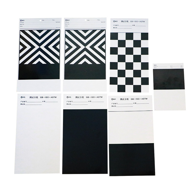 Pray for Color National Standard Color Card - Black & White Coated Board