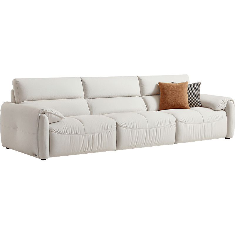 Lin's home cream wind technology cloth sailing sofa living room small ...