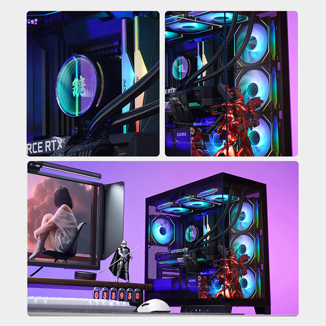 First horse new realm pure white sea view room chassis MATX desktop ...