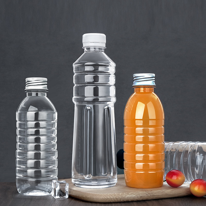Bouteille en plastique Wensu 500ml - PET de qualité alimentaire, transparente avec couvercle